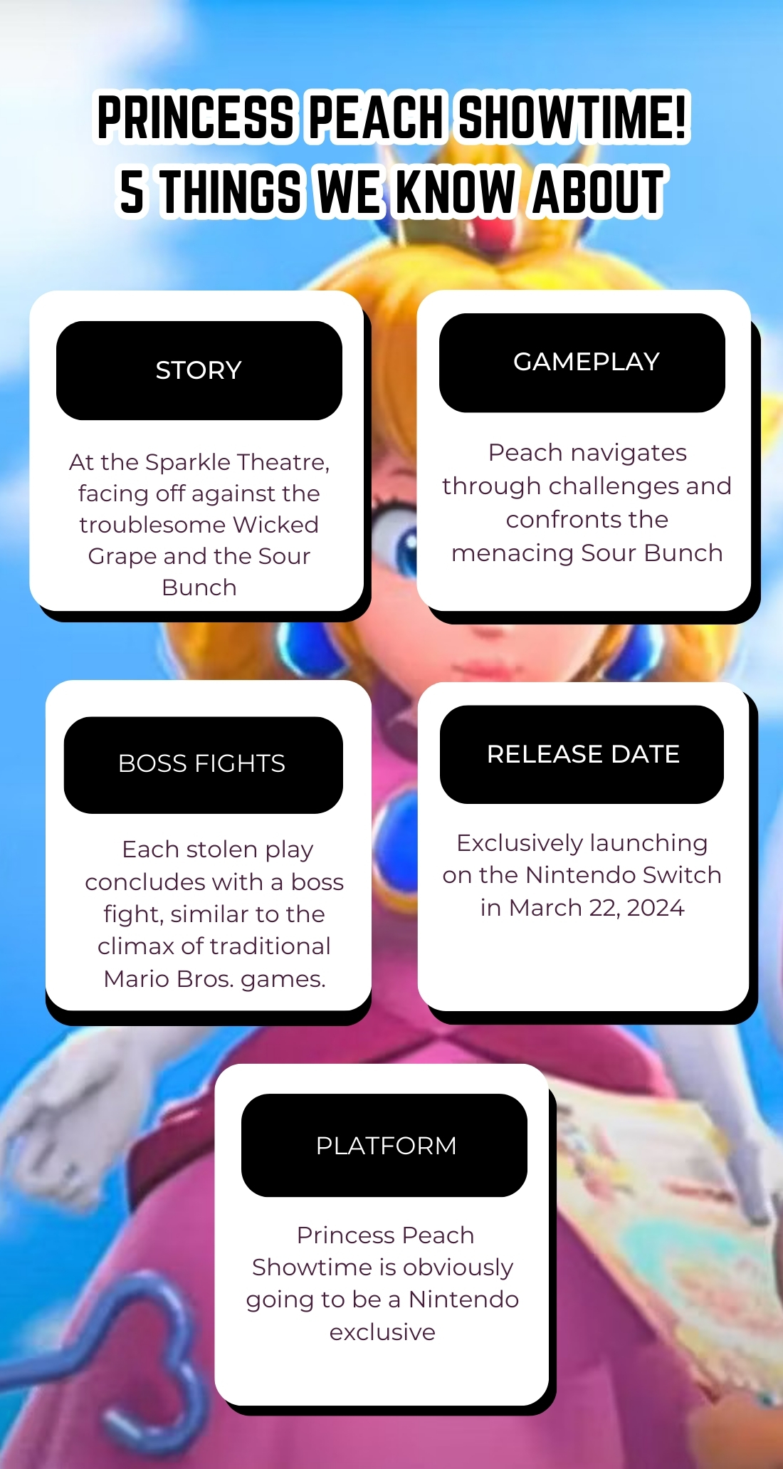Discover 5 Fascinating Facts About Princess Peach Showtime!